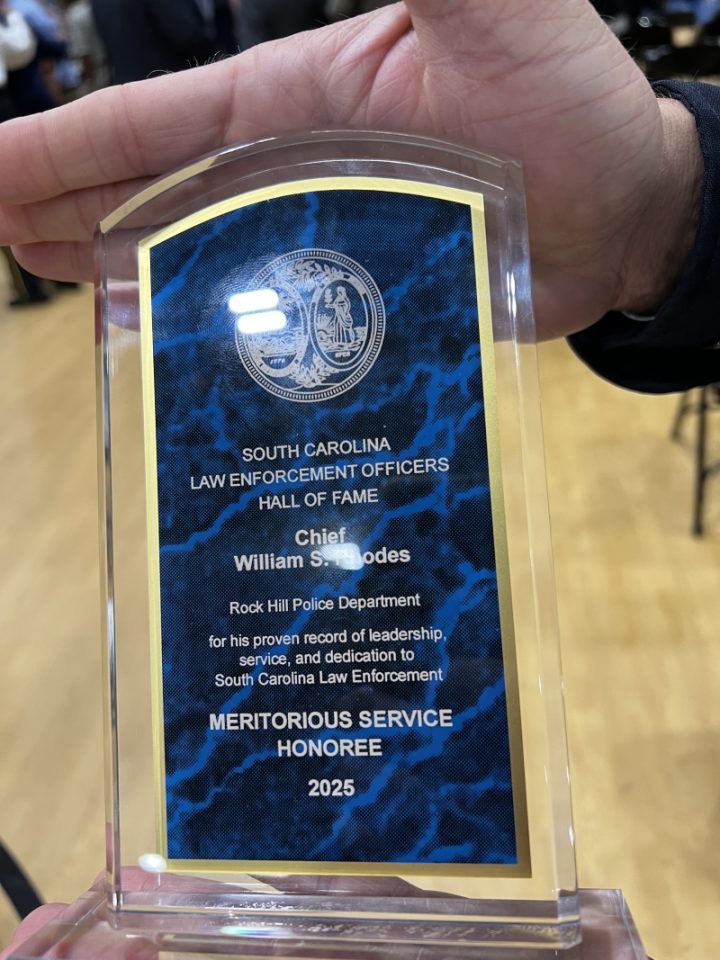 Honoring Chief William S. Rhodes in the Hall of Fame - South Carolina ...